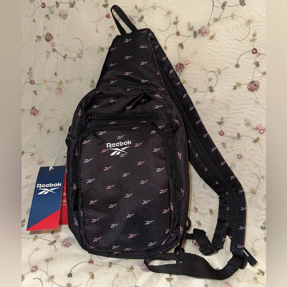 Reebok | Bags | Reebok Black Crossbody Bag | Poshmark